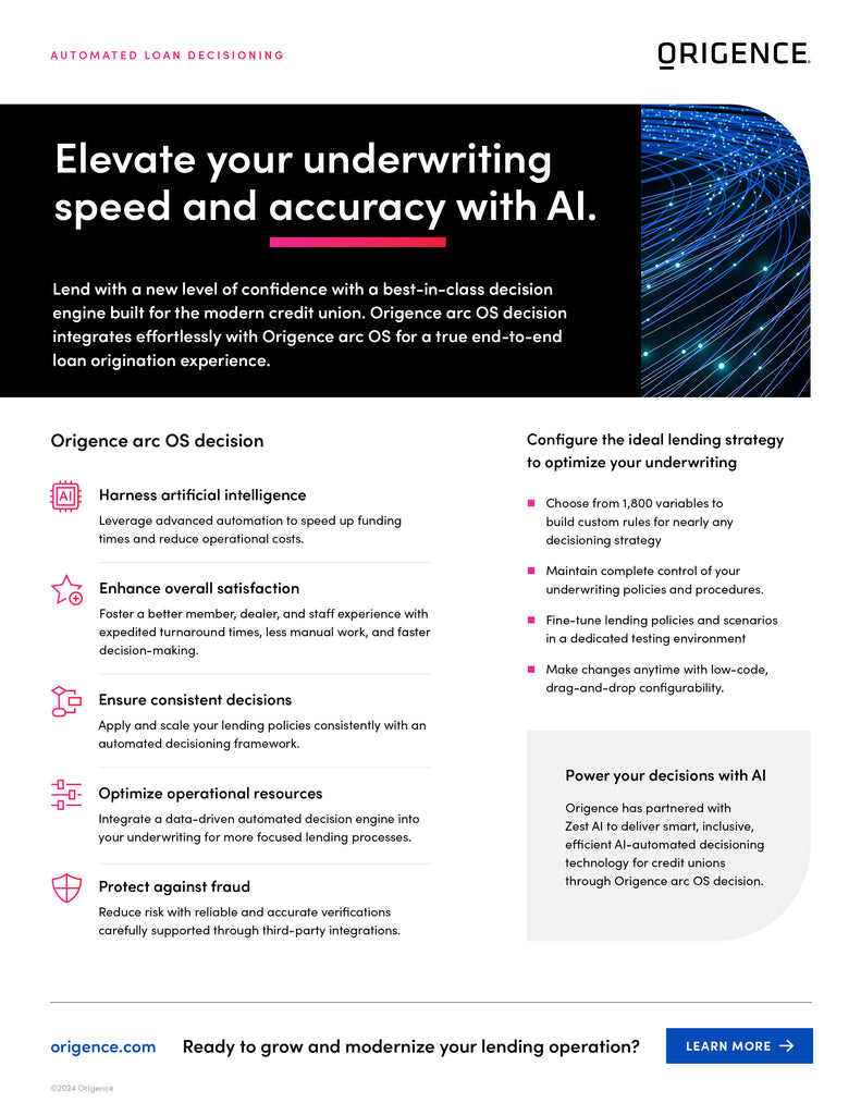 Origence arc OS Decision Engine – Shop Origence